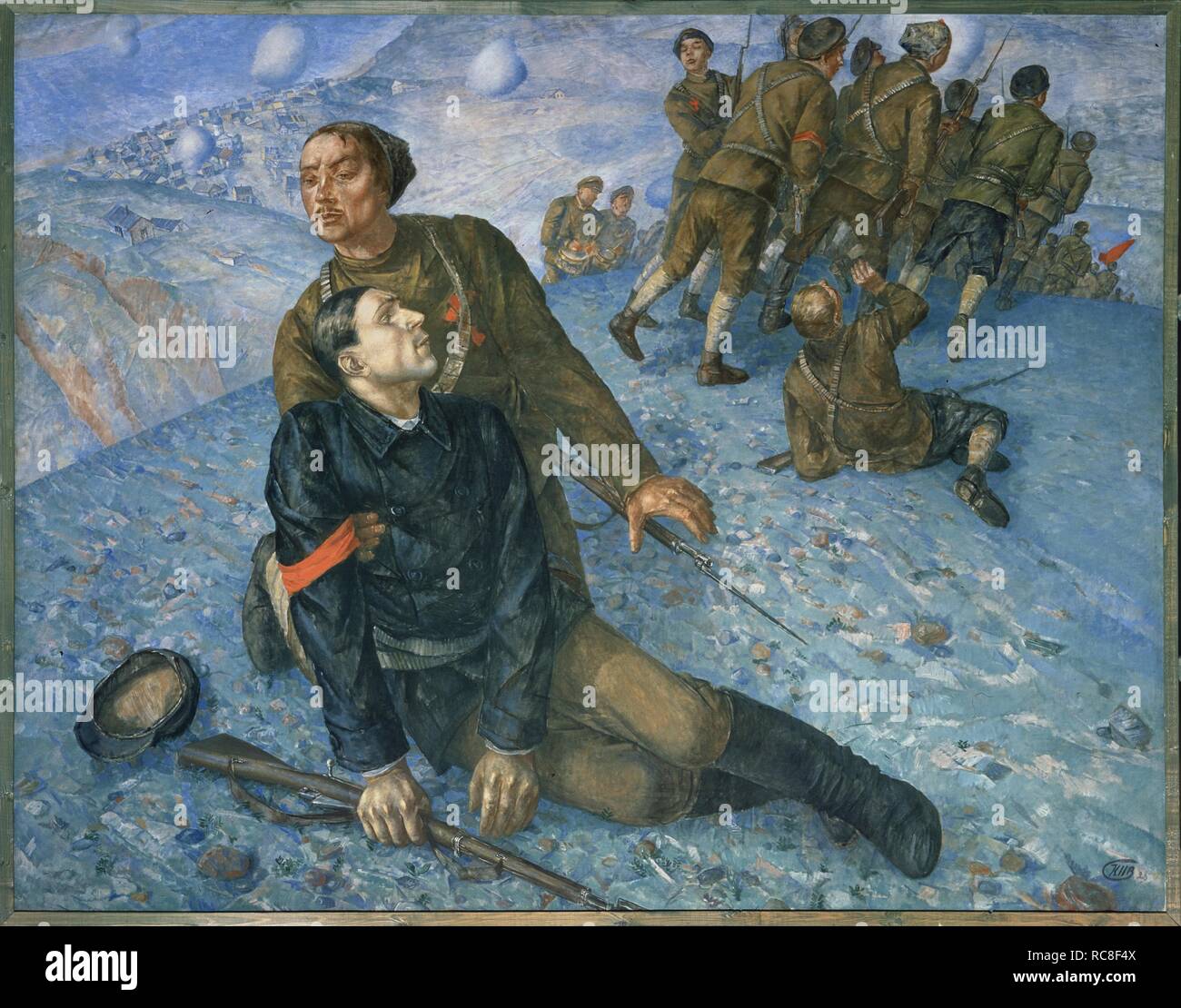 Death of the Commissar. Museum: State Russian Museum, St. Petersburg ...