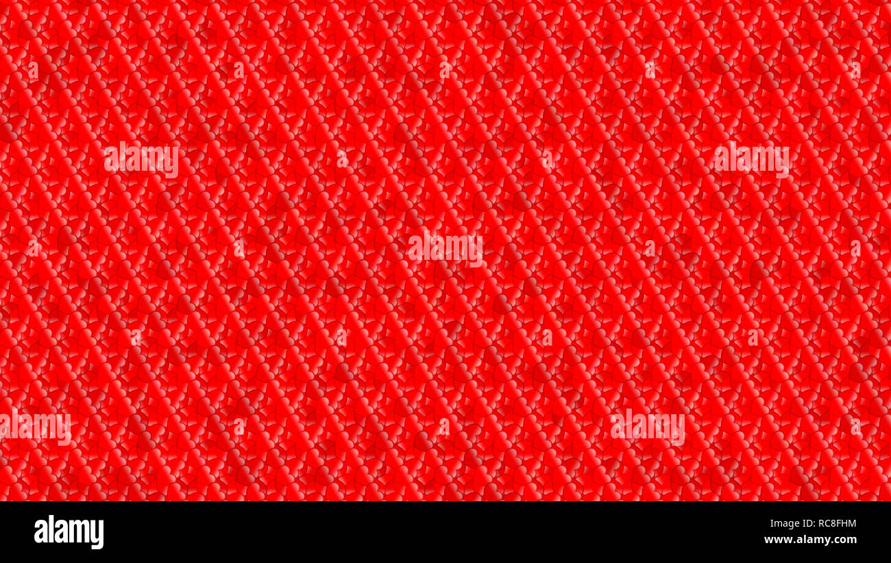 Simple 3d small red hearts pattern background, large size texture Stock ...