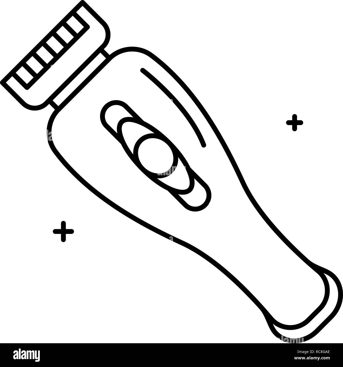 Razor machine icon, outline style Stock Vector Image & Art - Alamy