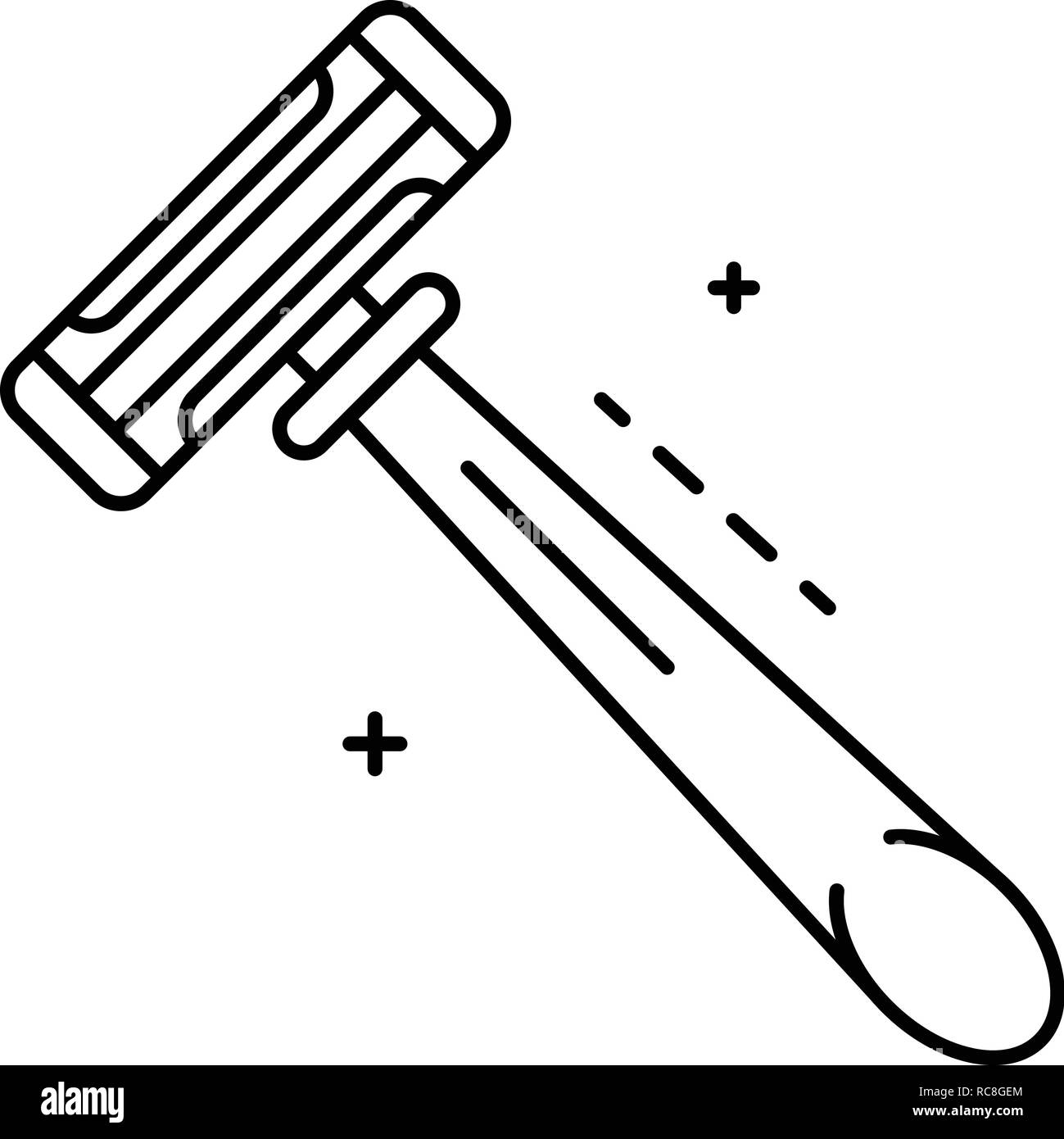 Blade shaver icon, outline style Stock Vector Image & Art - Alamy