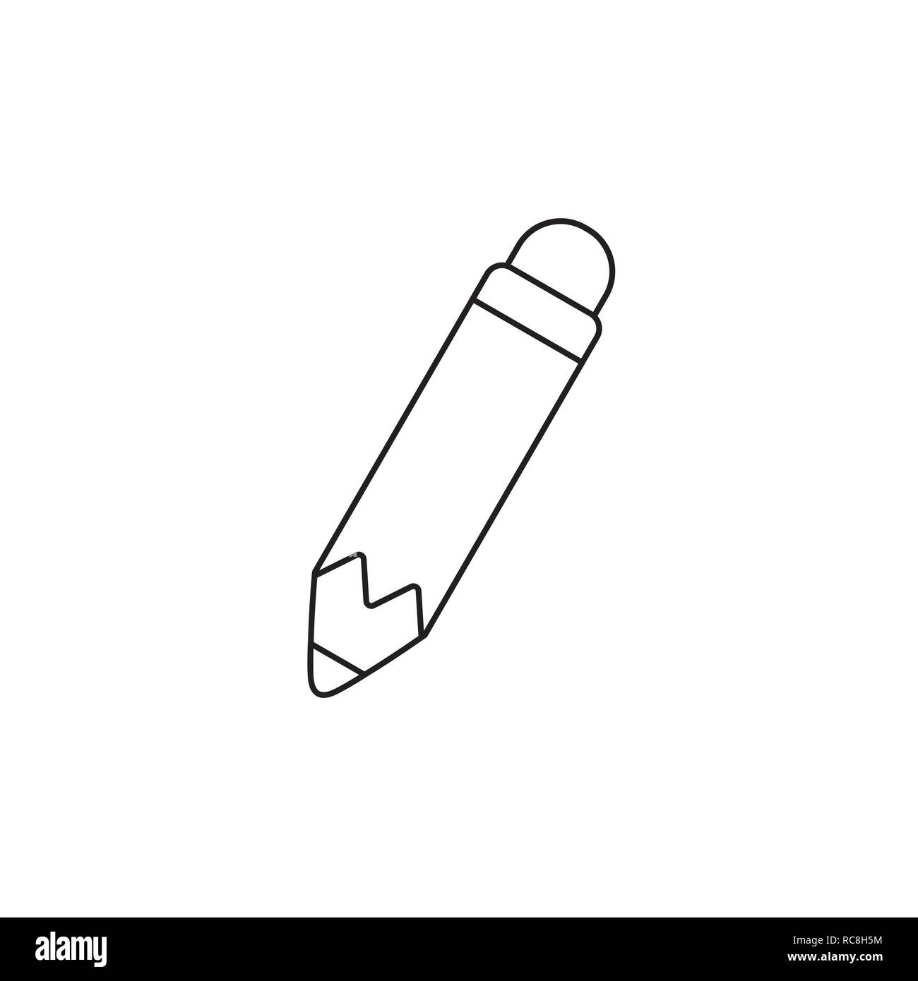 Pencil outlines Black and White Stock Photos & Images - Alamy