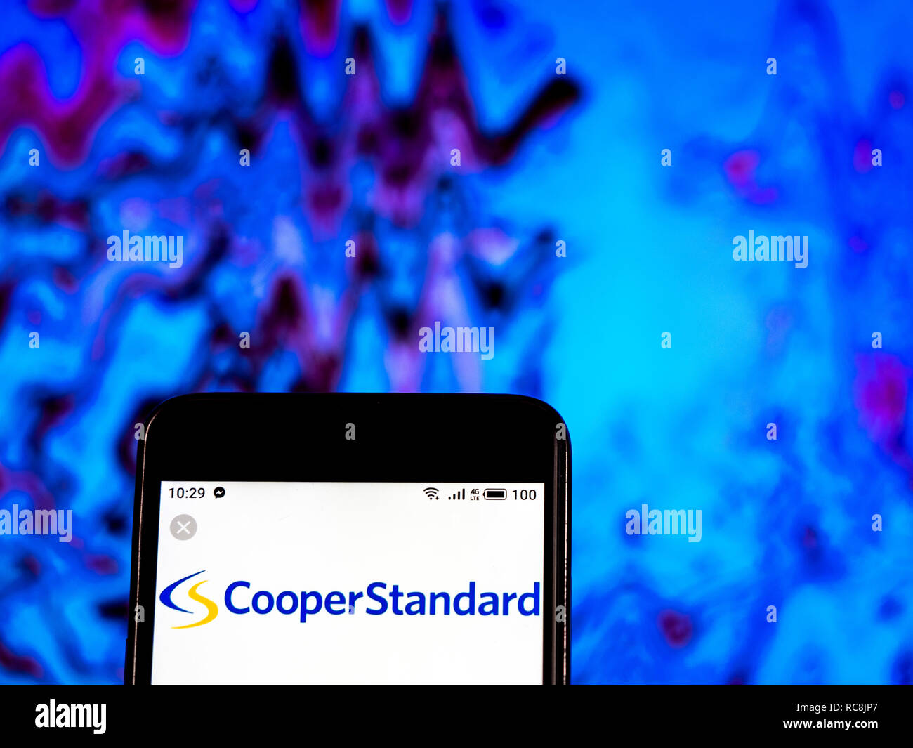 Cooper Standard Automotive Inc. logo seen displayed on smart phone ...