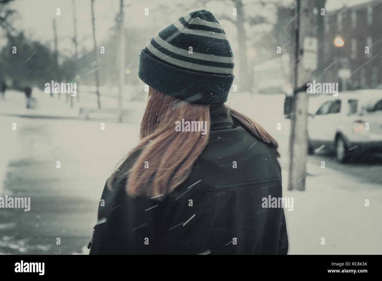 College campus in winter hi-res stock photography and images - Alamy