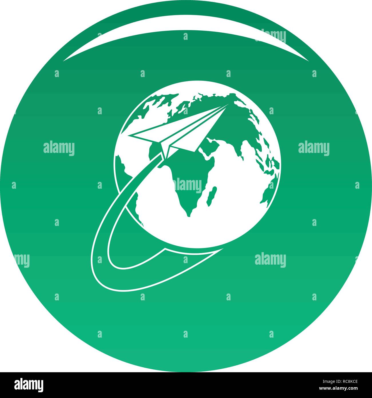 Around the world icon. Simple illustration of around the world vector ...
