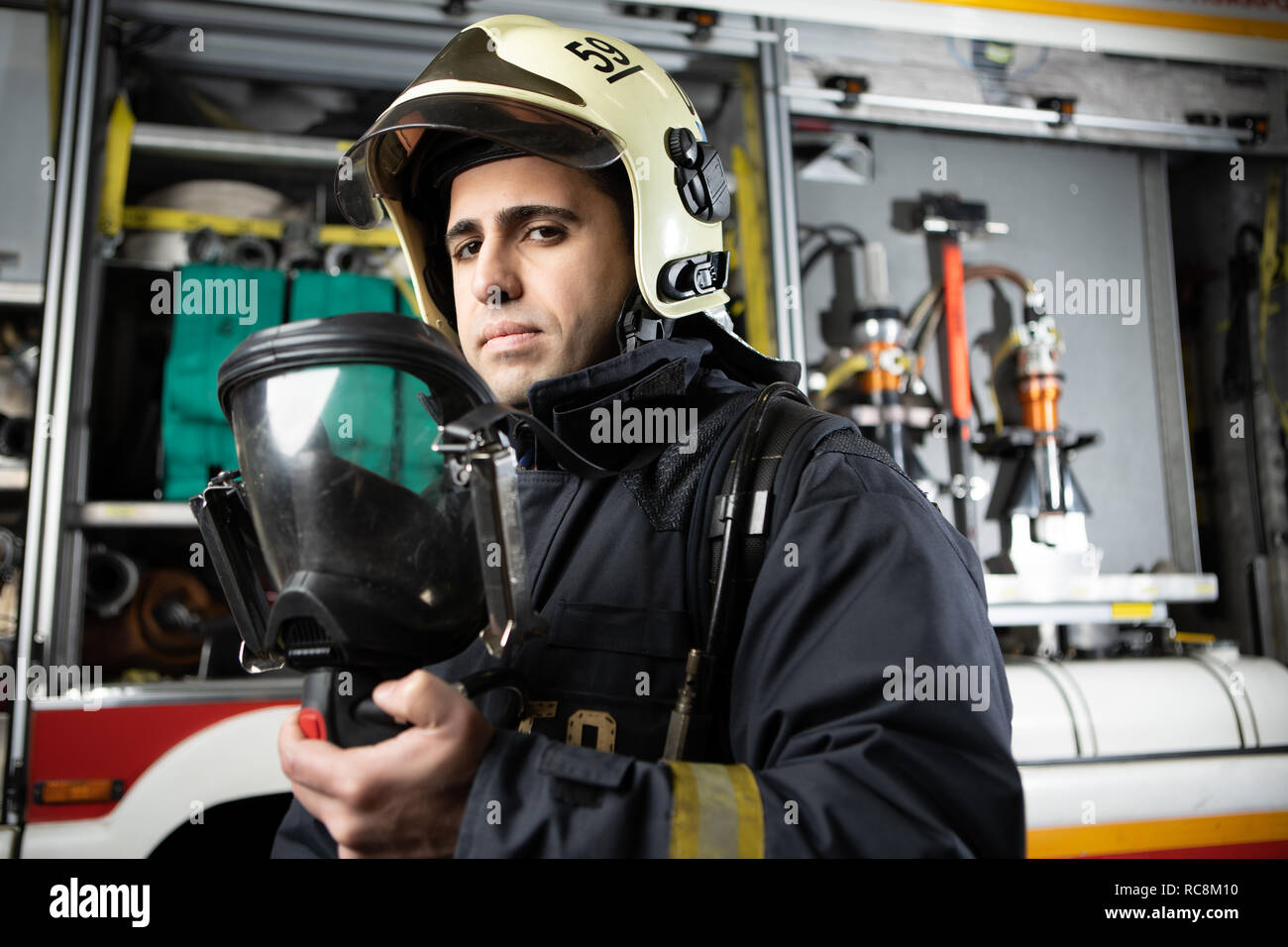 Helmet fire hi-res stock photography and images - Alamy