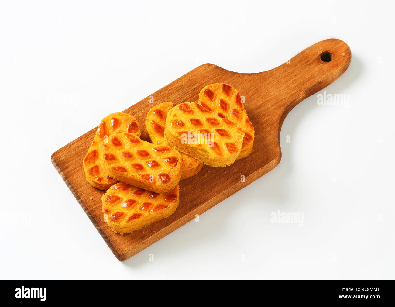 Dutch cuisine - Small oval-shaped cookies with almond filling Stock ...