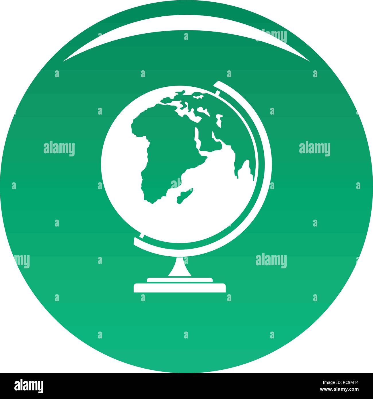 Map icon. Simple illustration of map vector icon for any design green ...