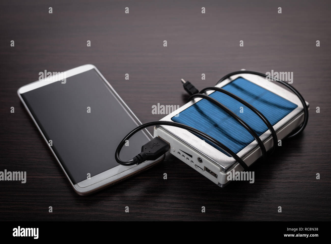 Powerbank charge modern smartphone hi-res stock photography and images ...