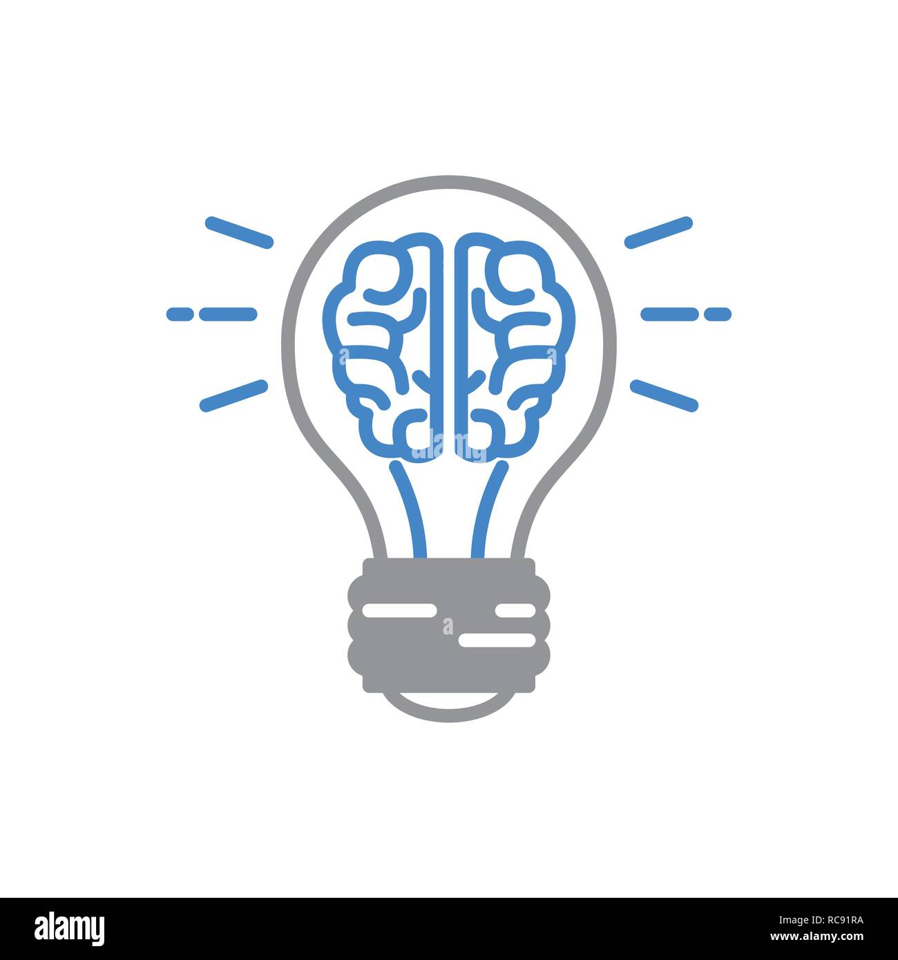 Engineering idea icon on white background for graphic and web design ...