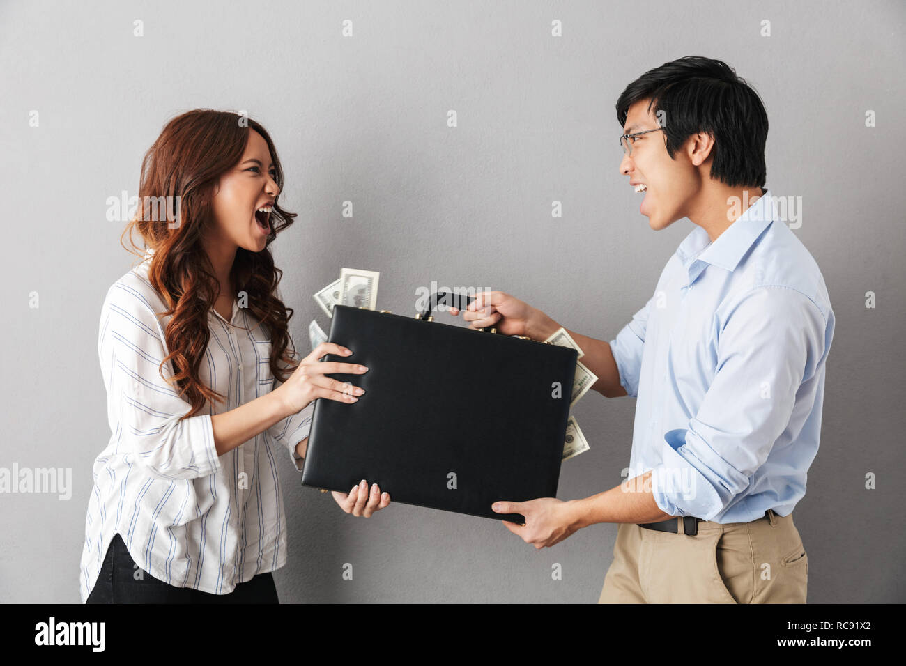 Couples Fighting Over Money