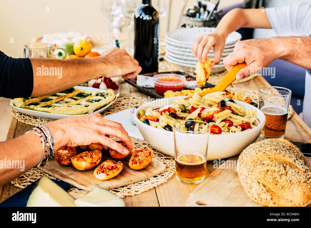 Italian Dinner For A Crowd