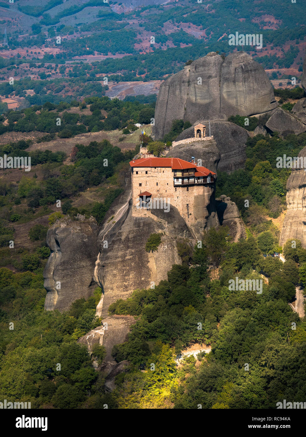 Meteora monasteries aerial view hi-res stock photography and images - Alamy