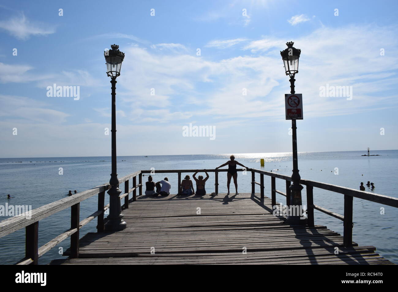 On the dock Stock Photo - Alamy