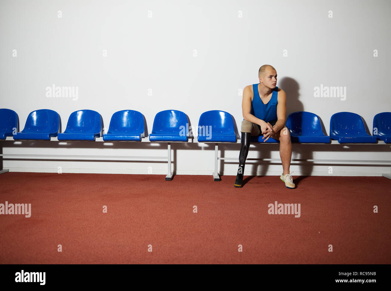 Waiting for game Stock Photo - Alamy