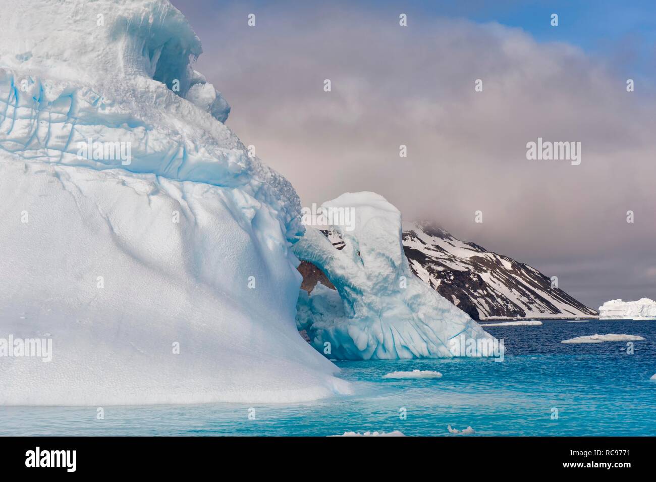 Iceberg, Antarctic Sound, Antarctic Peninsula, Antarctica Stock Photo ...