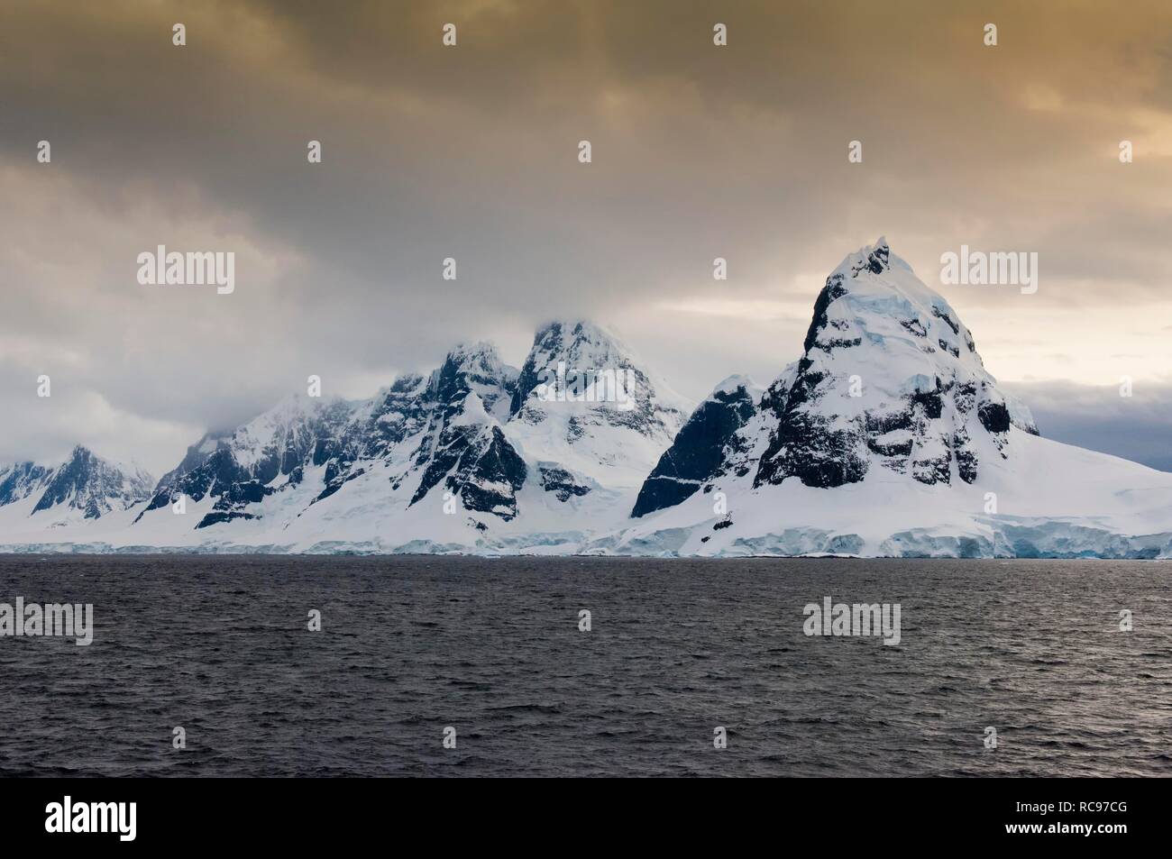 Anvers Island, Gerlache Strait, Antarctic Peninsula, Antarctica Stock ...