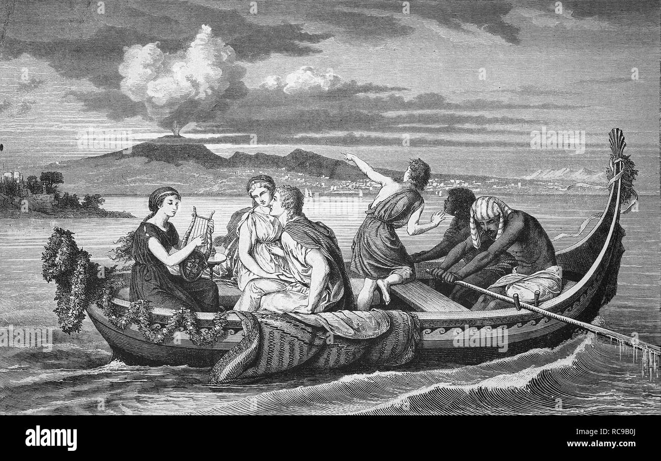 Pompeii vesuvius eruption depiction hi-res stock photography and images ...