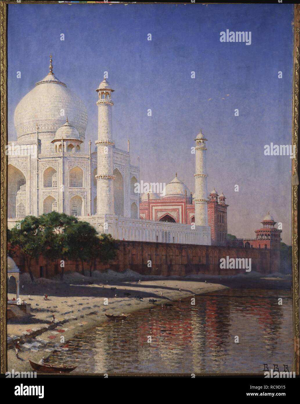 The Taj Mahal at Agra. Museum: State Central M. Glinka Museum of Music ...