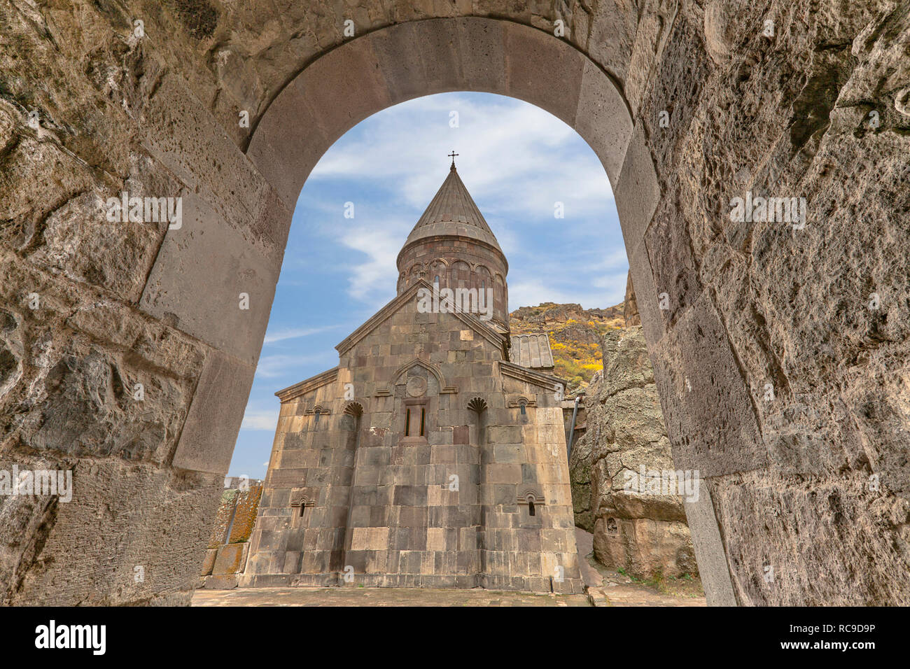View wall geghard monastery hi-res stock photography and images - Alamy