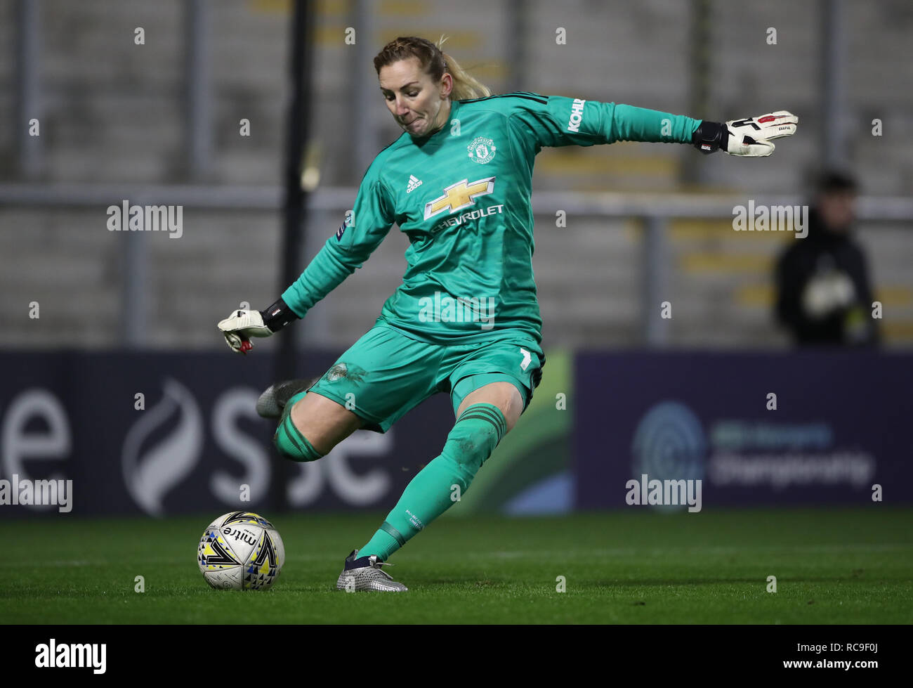 Manchester United's goalkeeper Siobhan Chamberlain Stock Photo - Alamy