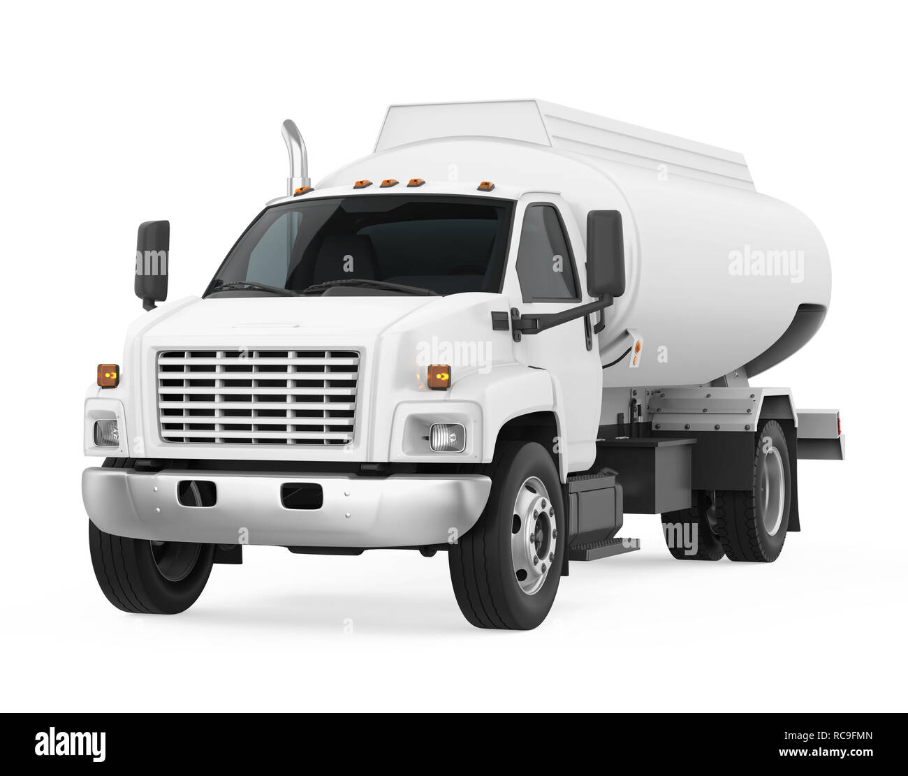 Fuel Tanker Truck Isolated Stock Photo - Alamy
