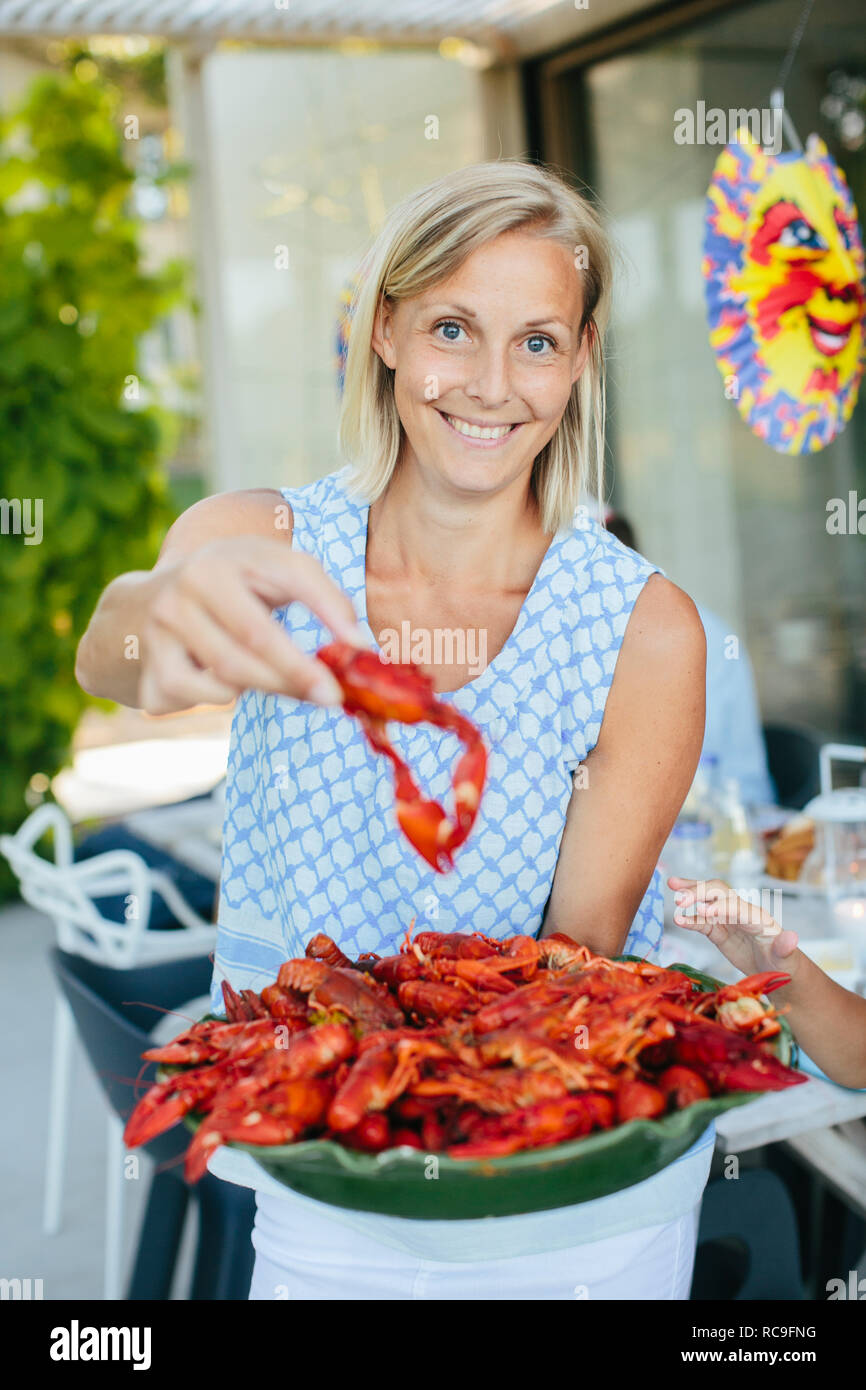 Human hand crayfish hi-res stock photography and images - Alamy