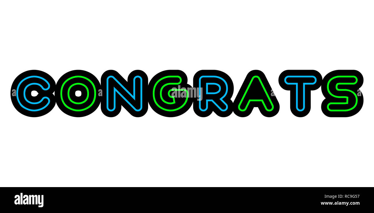 Congratulations business Cut Out Stock Images & Pictures - Alamy