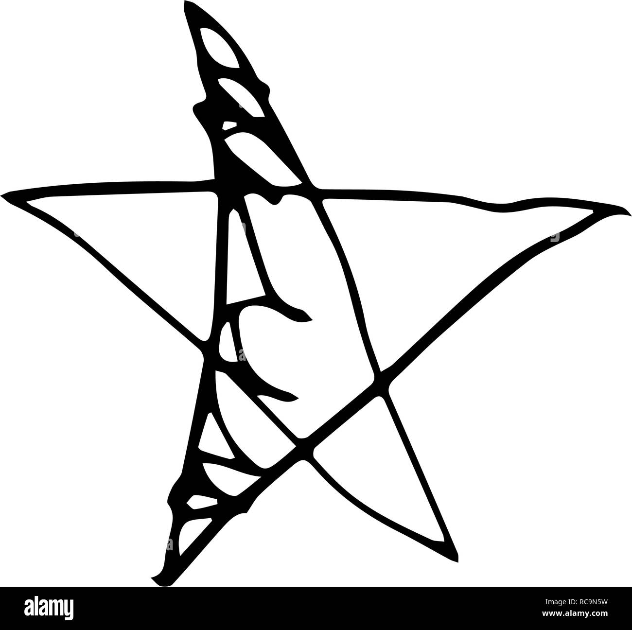 Creative child drawing in Stock Vector Images - Alamy