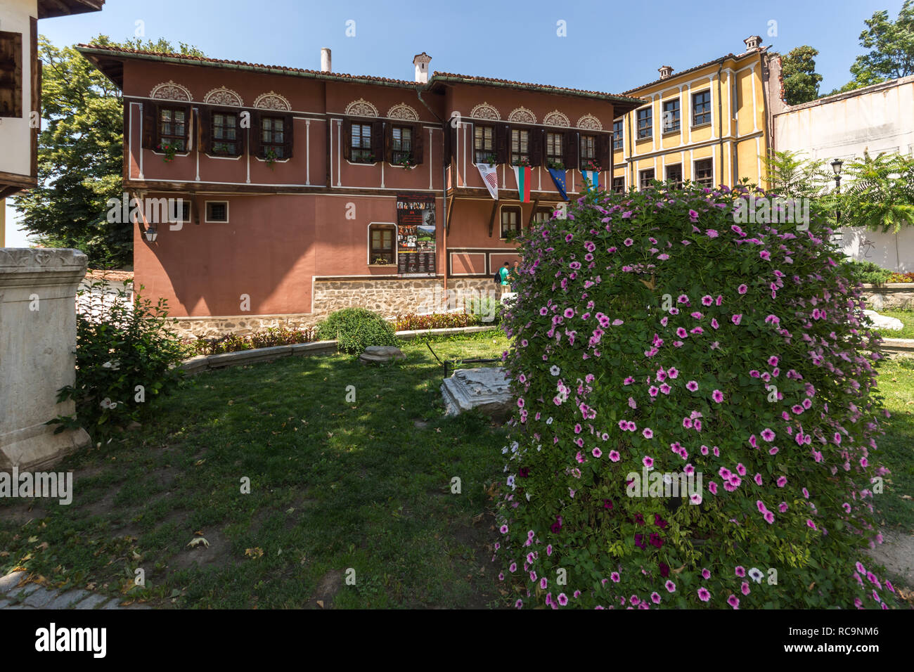 PLOVDIV, BULGARIA - JULY 5, 2018: Nineteenth Century Houses in ...