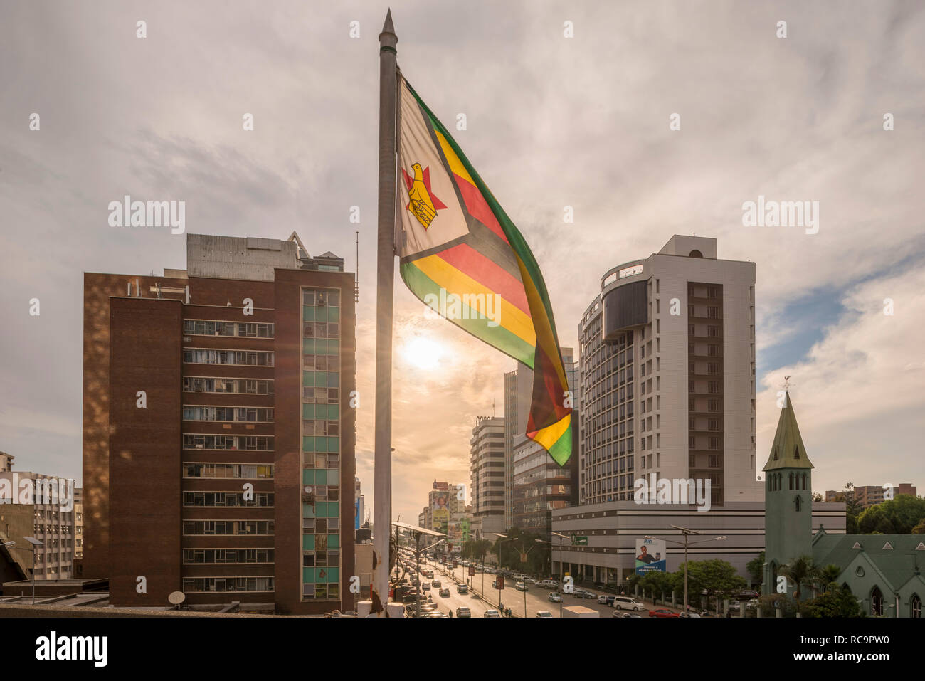 Flag of harare hi-res stock photography and images - Alamy