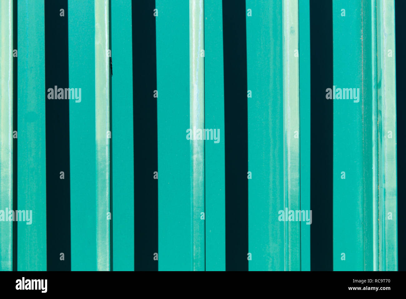 ribbed turquoise surface Stock Photo - Alamy