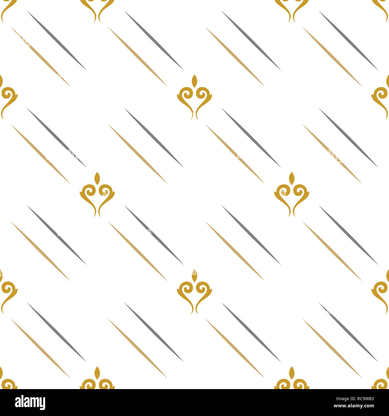 Vintage seamless line pattern hi-res stock photography and images - Alamy