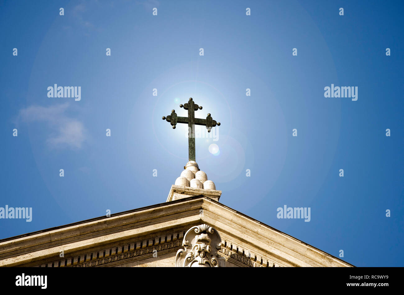 Divine cross hi-res stock photography and images - Alamy
