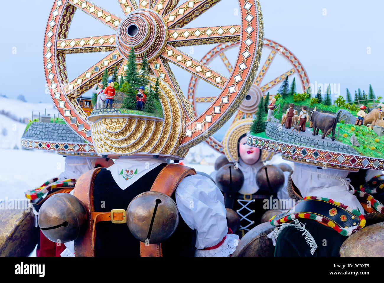 Swiss folklore bell switzerland hi-res stock photography and images - Alamy