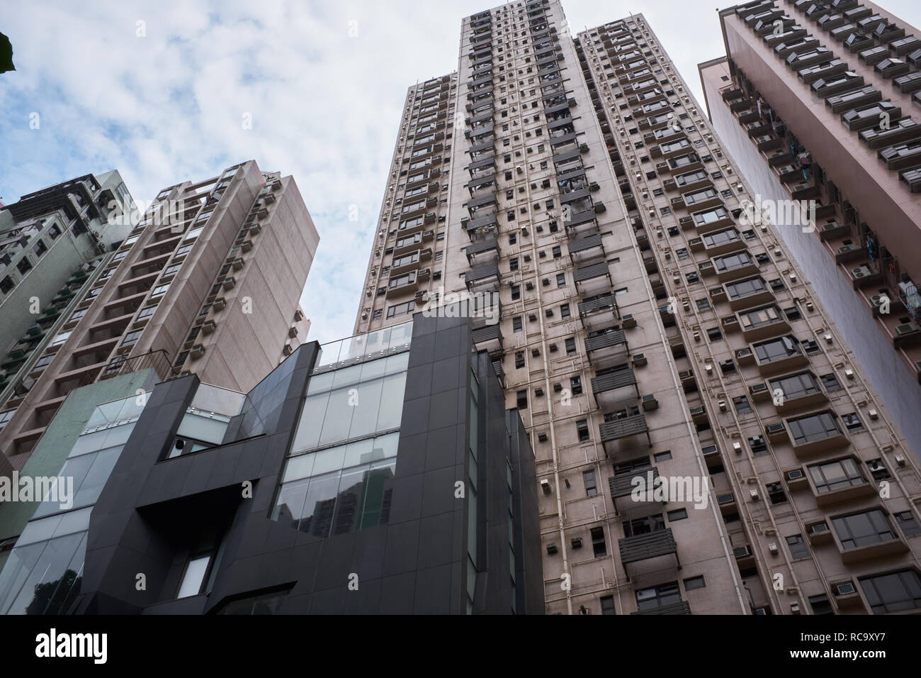 Hong Kong Apartment Buildings Stock Photo - Alamy