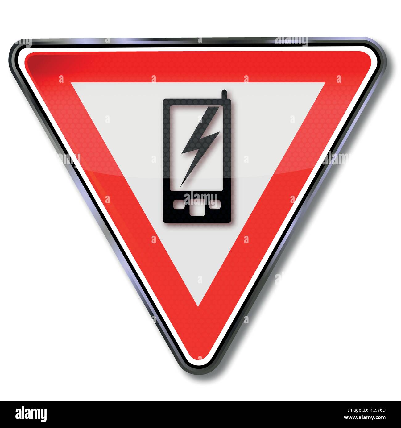 Cell phone sign vector Stock Vector Images - Alamy