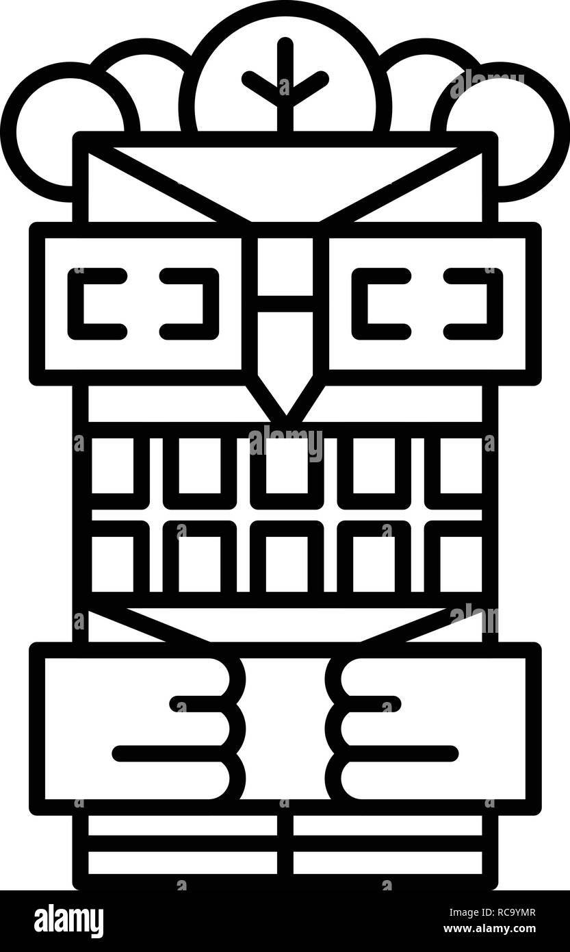 Aztec sculpture art Black and White Stock Photos & Images - Alamy