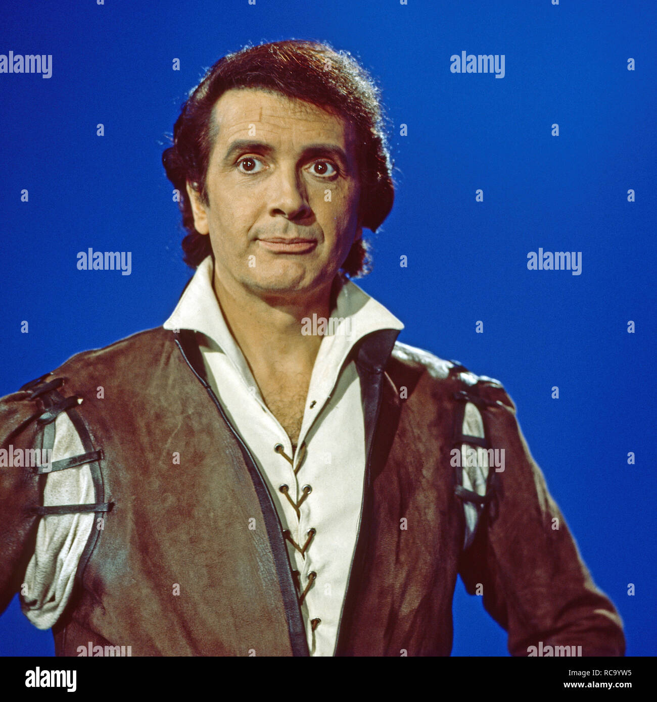 Franco Corelli, italienischer Opernsänger, zu Gast in der Musiksendung ...