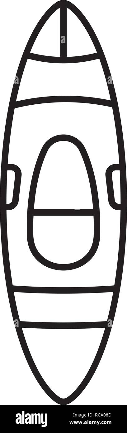 Man woman paddle kayak Stock Vector Images - Alamy