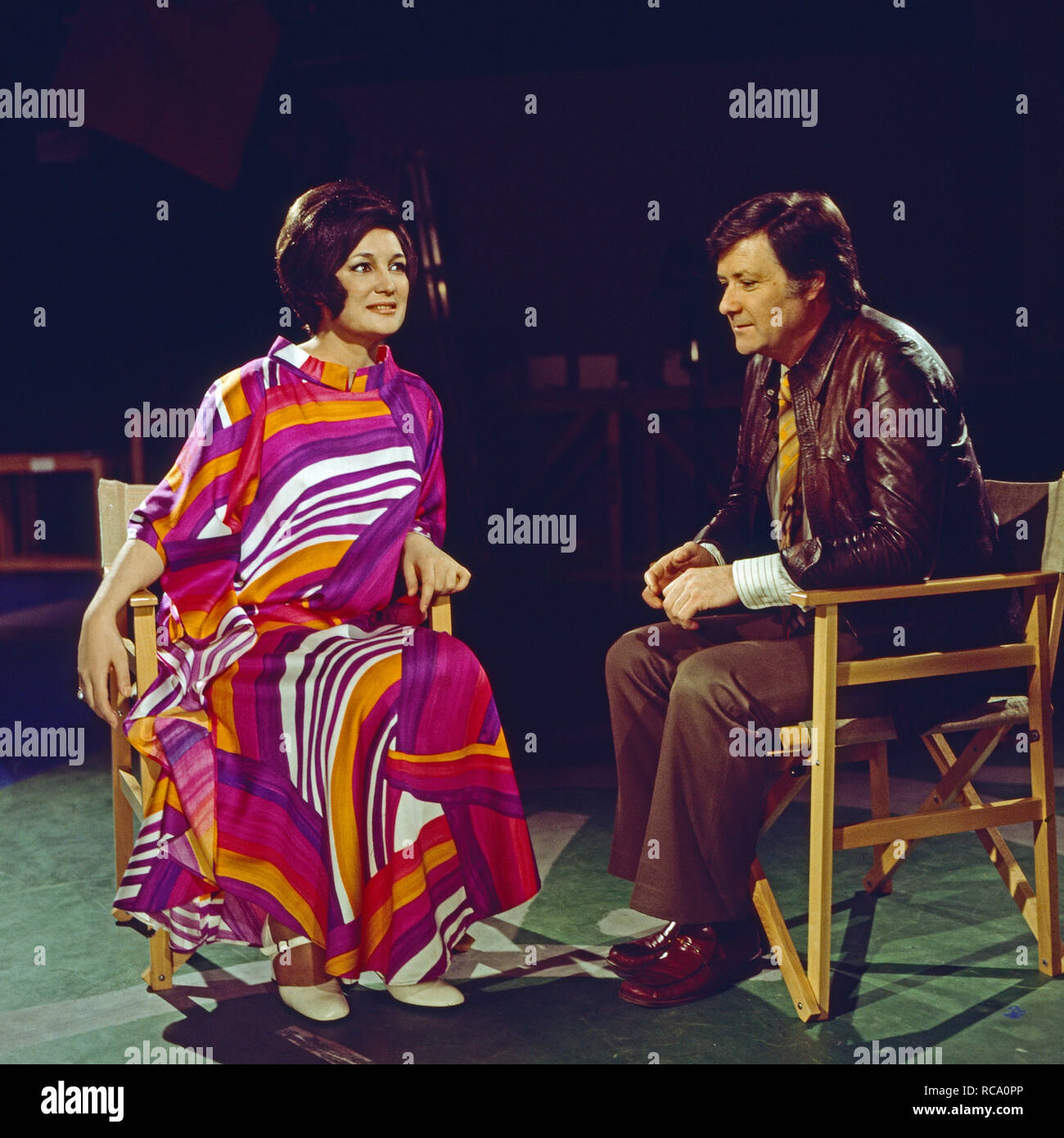 Edda Moser, deutsche Opernsängerin, zu Gast in der Musiksendung "Schöne ...