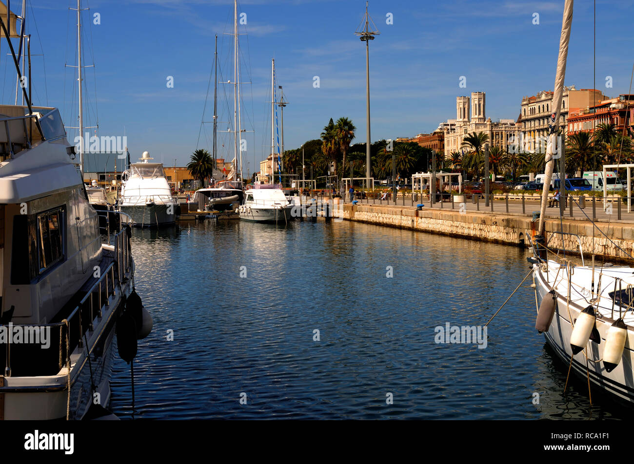 The marina of cagliari hi-res stock photography and images - Alamy