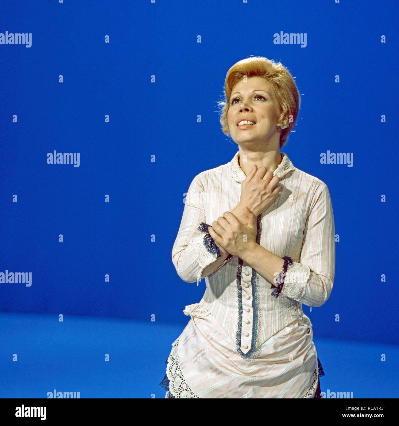 Mirella Freni, italienische Opernsängerin, zu Gast in der Musiksendung ...