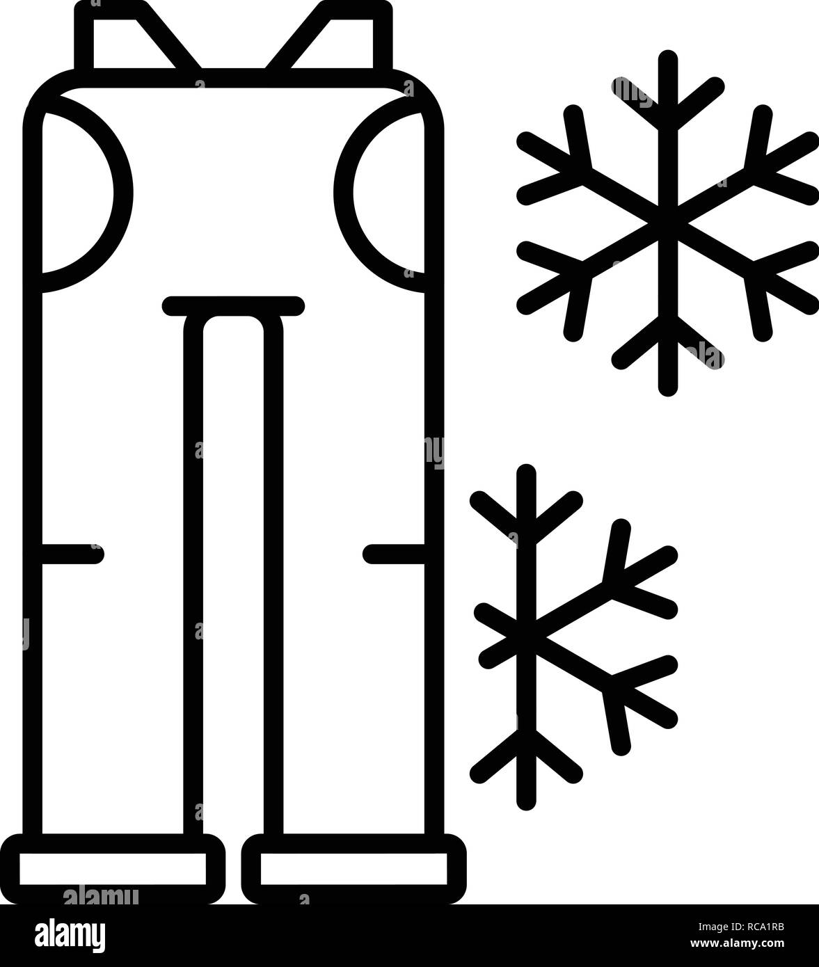 Ski pants icon, outline style Stock Vector Image & Art - Alamy