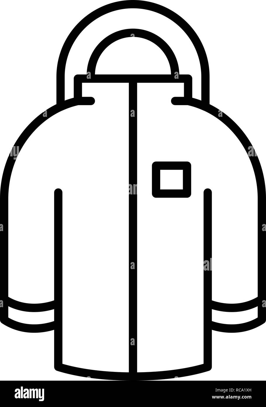 Winter jacket icon, outline style Stock Vector Image & Art - Alamy