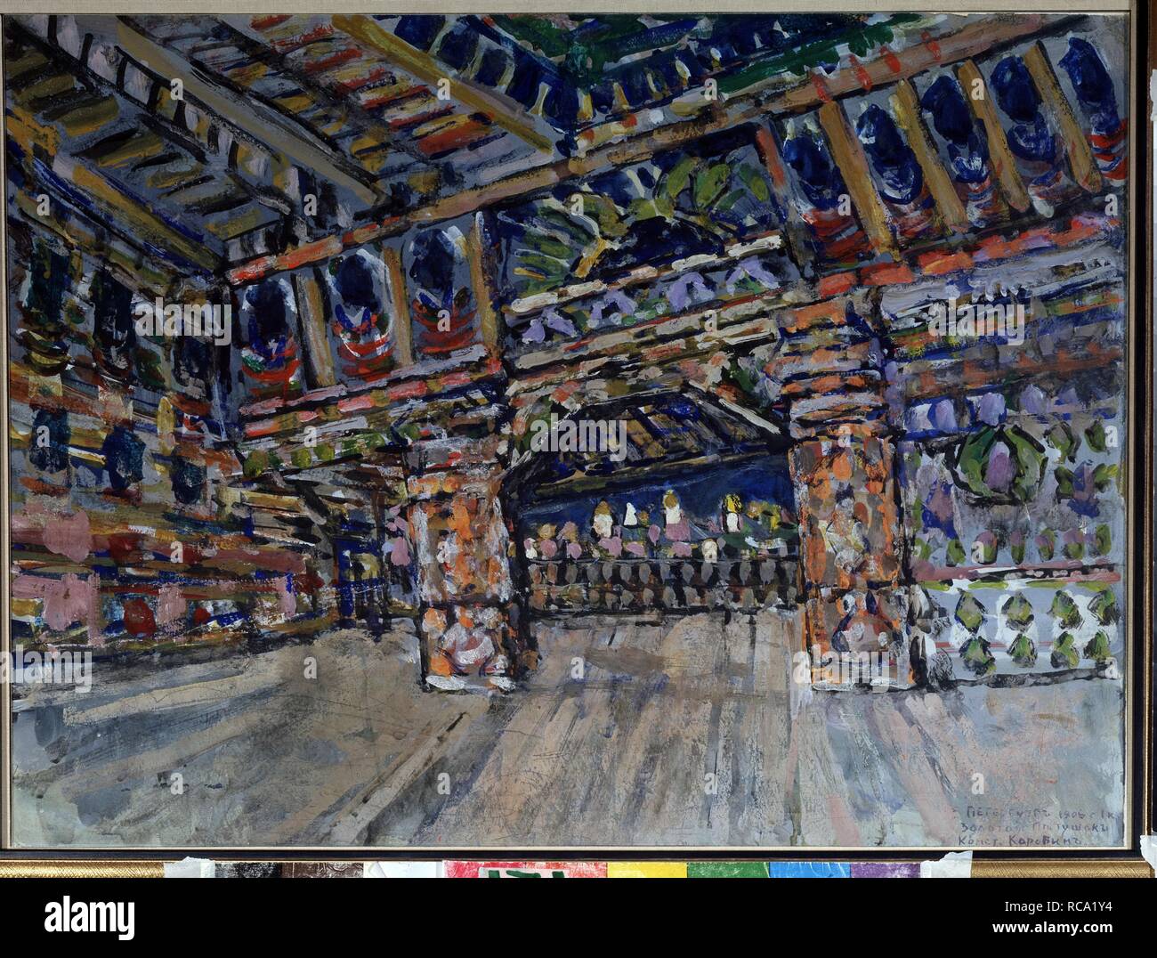 Stage design for the opera The Golden Cockerel by N. Rimsky-Korsakov ...