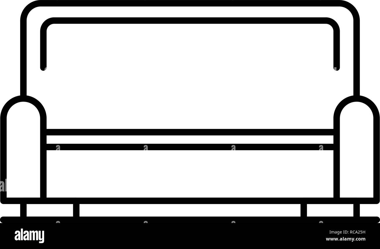 Sofa icon, outline style Stock Vector Image & Art - Alamy