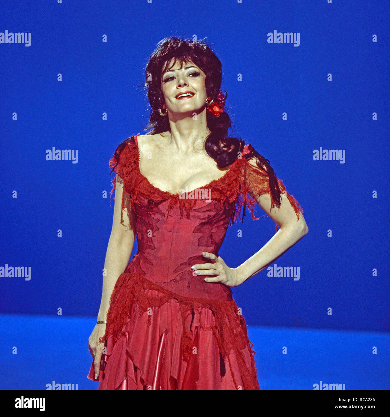 Anna Moffo, amerikanische Opernsängerin, zu Gast in der Musiksendung ...