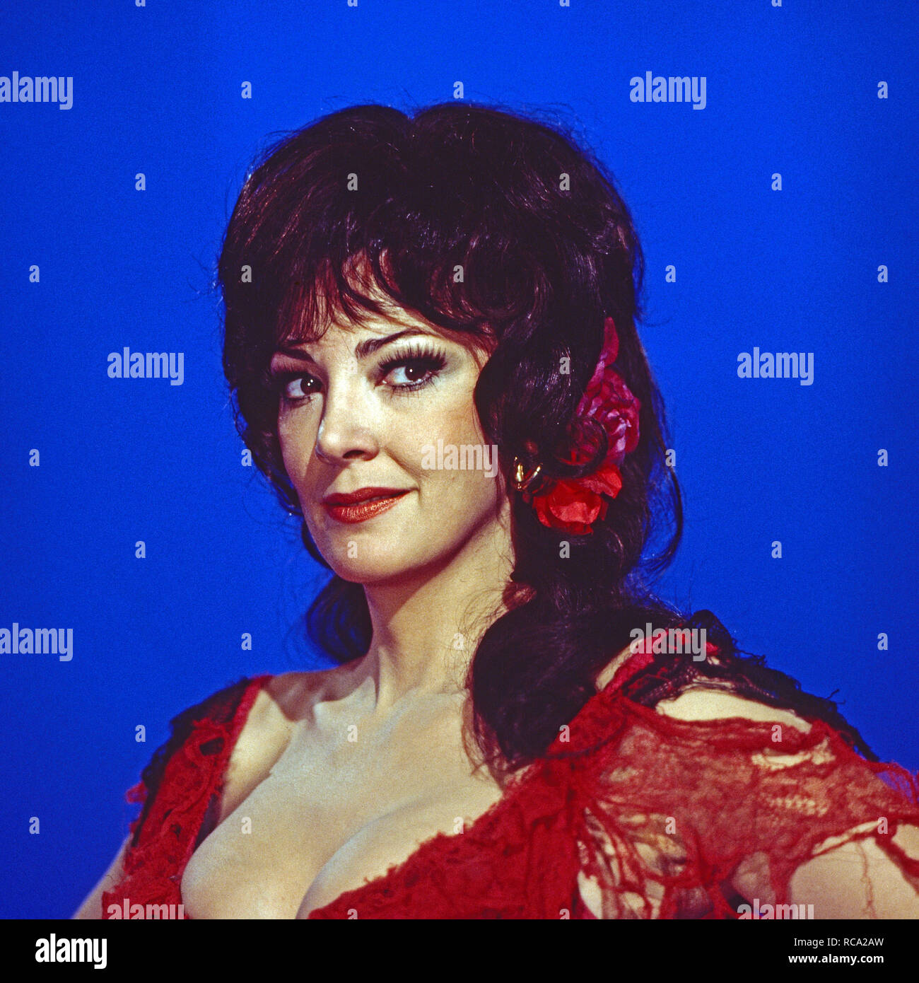 Anna Moffo, amerikanische Opernsängerin, zu Gast in der Musiksendung ...