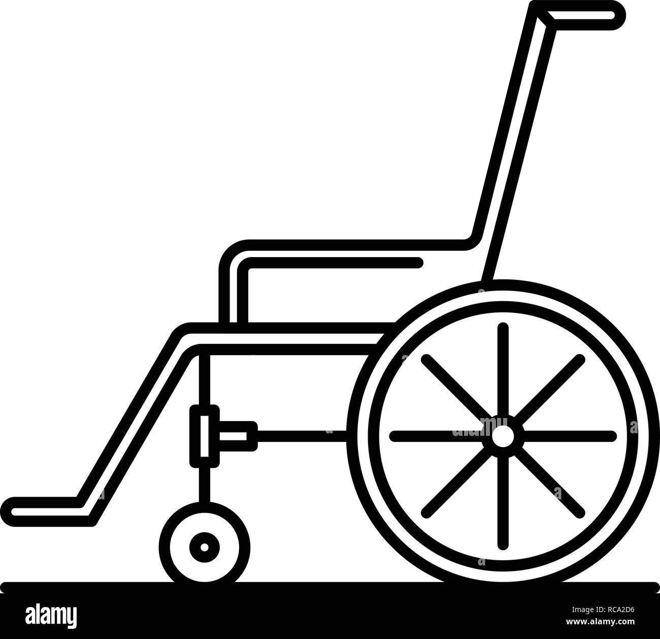 Wheelchair icon, outline style Stock Vector Image & Art - Alamy Wheelchair icon, outline style Stock Vector Image & Art - Alamy