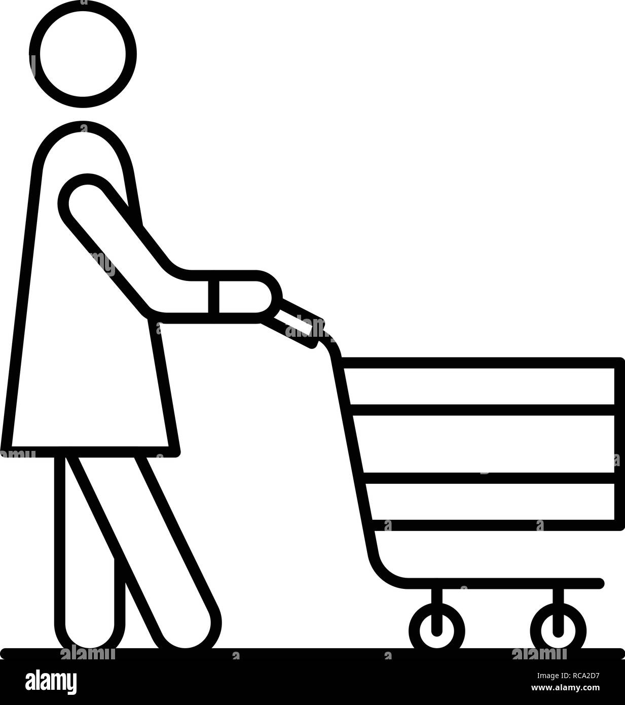 Love food woman senior Stock Vector Images - Alamy